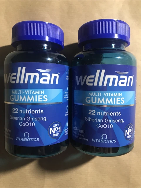 WELLMAN 2X Multi-Vitamin Gummies/Pregnacare/ Hair Crush 60 Gummies in ...
