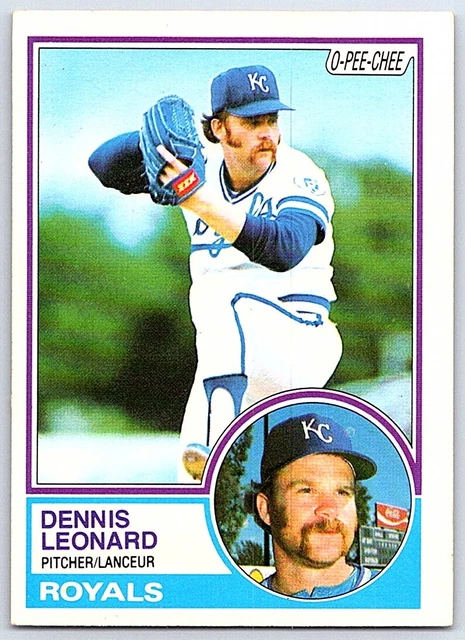 1983 O-PEE-CHEE DENNIS Leonard Kansas City Royals #87 EUR 1,02 ...