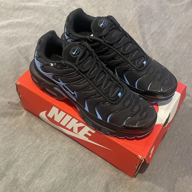 NIKE AIR MAX Plus TN Black /Black- University Blue TNs Tuned US11.5M ...
