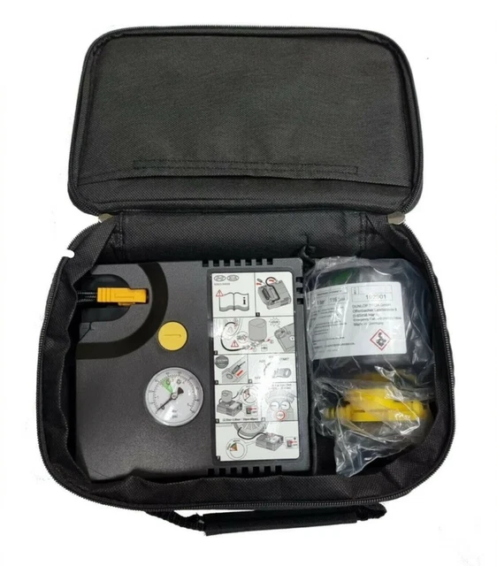 GENUINE HYUNDAI KIA Tyre Repair Kit Pump Inflator Sealant Glue Bottle ...