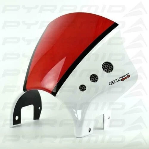 CARÉNAGE AVANT ERMAX Blanc Vivid Racing Rouge VRC1 Noir Yamaha XSR 700 ...