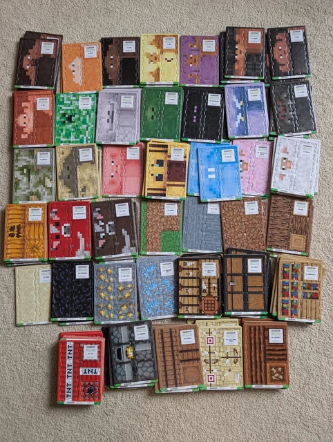 [FULL SET] WOOLWORTHS BigW 2025 Minecraft Cubeez With Collector Display ...