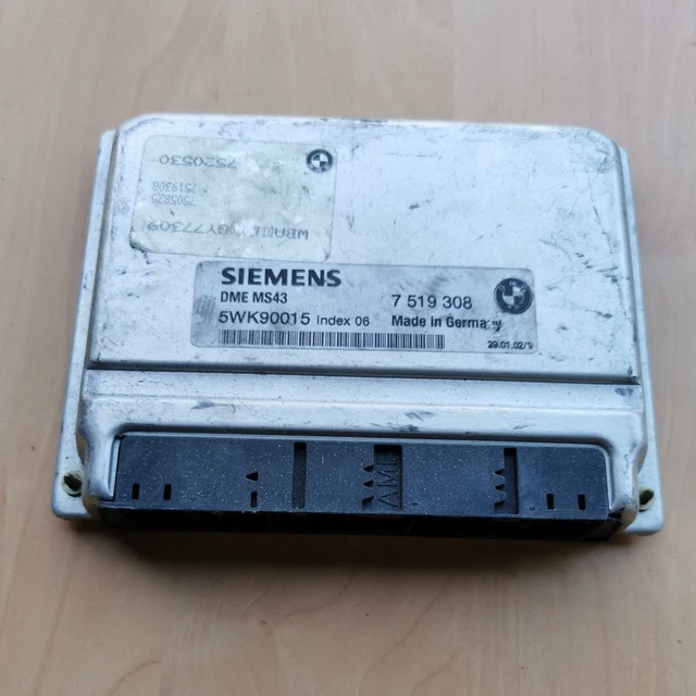 BMW X5 ENGINE Control Unit ECU 7519308 3.0 Petrol E53 2000 - 2005 £28. ...