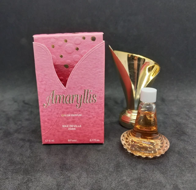 RARE COLLECTORS MINIATURE parfum - Max deville Amaryllis + box 5 ml EUR 12,90 - PicClick FR