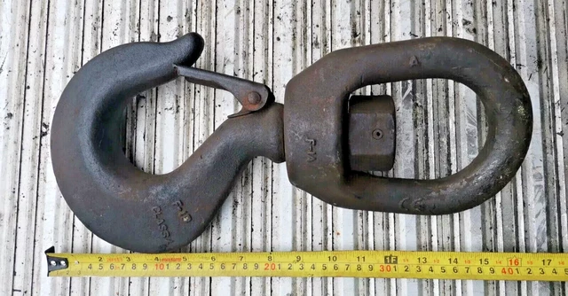 USED 7.5T SWIVEL Hook for Fassi Palfinger PM HMF Effer Copma Atlas Hiab ...