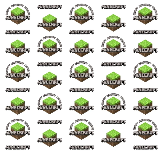 Minecraft Wrapping Paper Roll FOR SALE! - PicClick UK