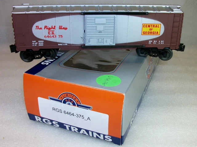 RGS: LIONEL CUSTOM Graphics 6464-375 Central Of Georgia Box Car Htf ...