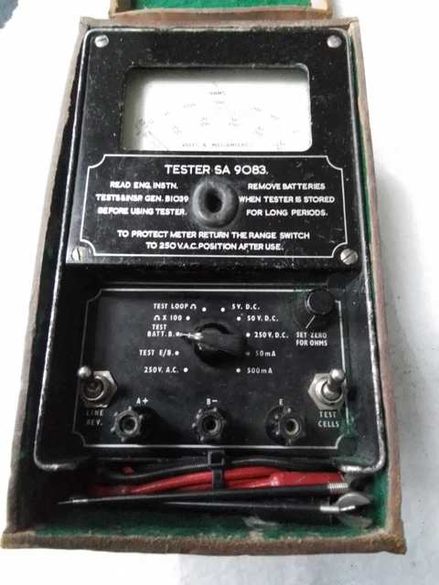 VINTAGE GPO LINE Tester Sa9083 £25.00 - PicClick UK