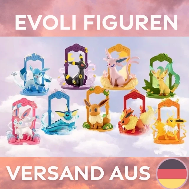 POKEMON EVOLI FIGUREN | Entwicklungen Sammeln Blitza, Aquana und mehr ...
