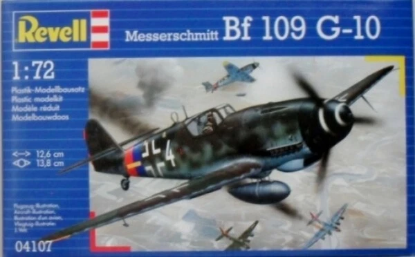 REVELL 1/72 04107 MESSERSCHMITT Bf 109 G-10 £5.99 - PicClick UK