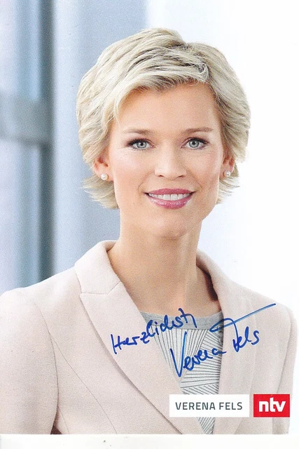 VERENA FELS - dt. TV-Moderatorin, n-tv, Original-Autogramm! EUR 2,90 ...