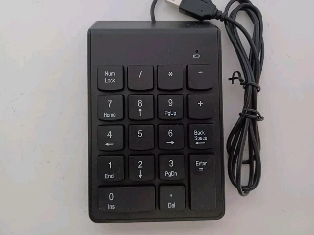 WIRELESS NUMERIC KEYPAD Cordless Number Keyboard Pad 18 Keys 2.4G $8.99 ...