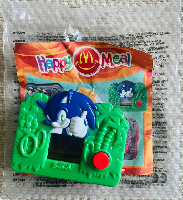 SONIC THE HEDGEHOG - McDonalds Happy Meal Toy / Electronic Mini-Game ...