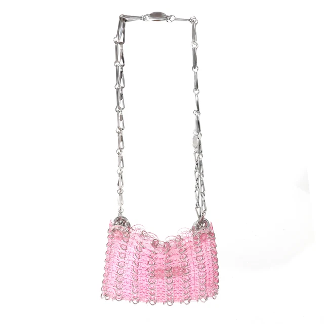 SAC NANO DISQUE translucide rose Paco Rabanne 1969 EUR 392,99 - PicClick FR