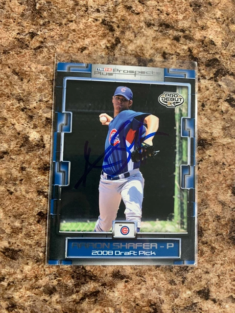 AARON SHAFER SIGNÉ 2008 Tristar Projects Plus Rc Auto Chicago Cubs EUR ...