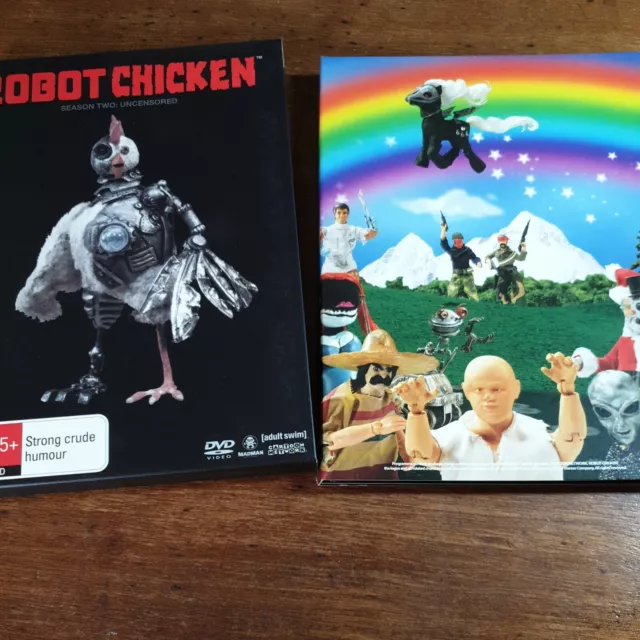 ROBOT CHICKEN SEASON 2 DVD Box Set R4 FREE POST Adult Swim $43.95 ... ROBOT CHICKEN SEASON 2 DVD Box Set R4 FREE POST Adult Swim $43.95 ...