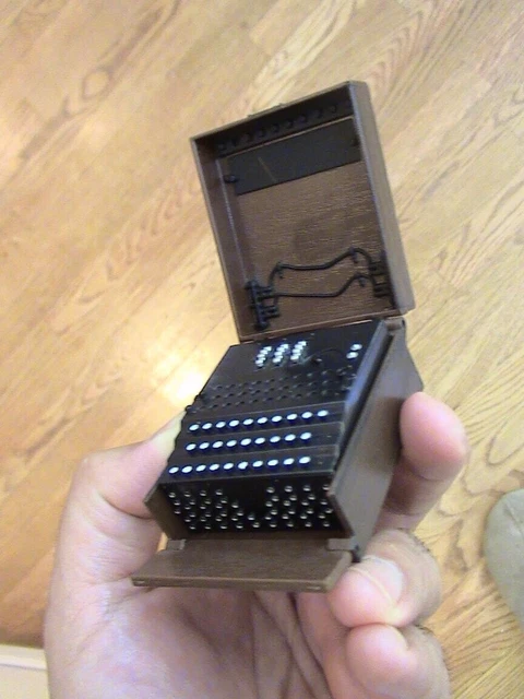 1 6 Scale Miniature Wwii German Enigma Machine Encryption Decoder Bbi Custom Did 86 93