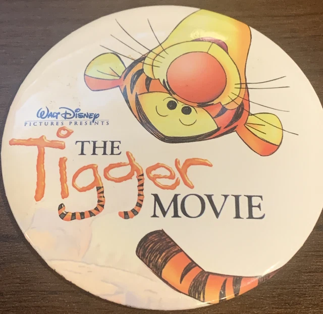 WALT DISNEY THE Tigger Movie PIN BADGE Movie Promo Premier Pinback ...