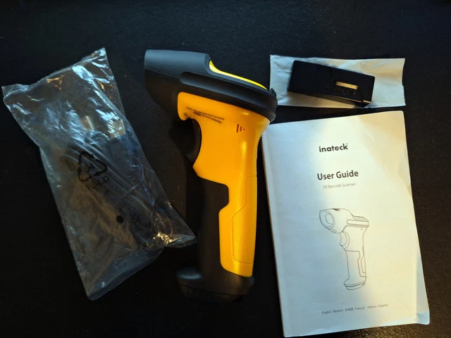 INATECK P6 BARCODE Scanner Barcode Reader Wireless Adapter 60M Range ...