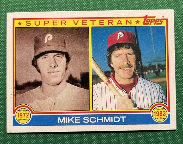 1983 TOPPS MIKE Schmidt HOF super vétéran Philadelphia Phillies carte ...