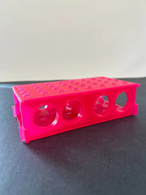 FOUR SIDED MODULAR Test Tube Rack 6.75"x3.5"x2" $10.00 - PicClick