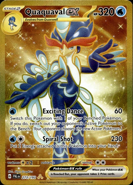QUAQUAVAL EX [HOLO] #273 Pokemon Paldea Evolved EUR 11,04 - PicClick FR