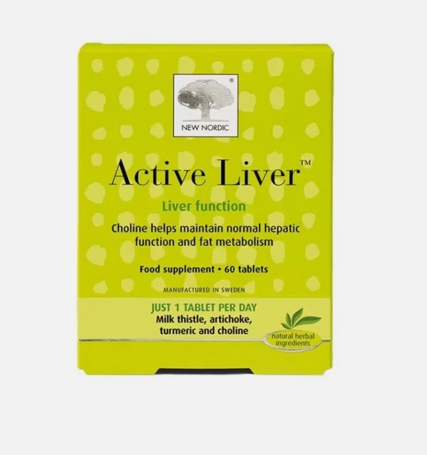 NEW NORDIC ACTIVE Liver Tabs for Liver Function 60 Tablets £23.99 ...