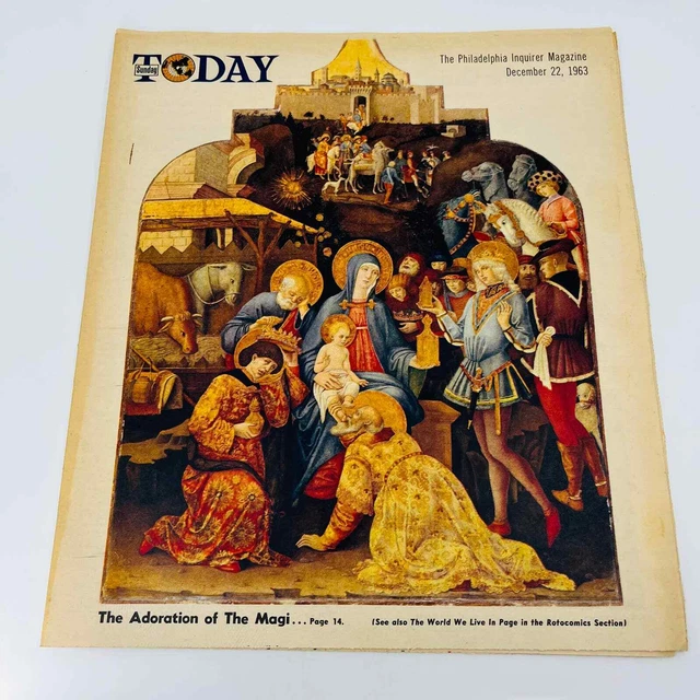 THE PHILADELPHIA INQUIRER Magazine December 22 1963 Adoration of the ...