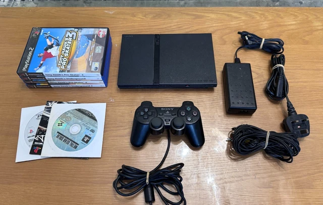 SONY PLAYSTATION 2 Slim Console + Controller + 4 Games Bundle PS2 £68. ...
