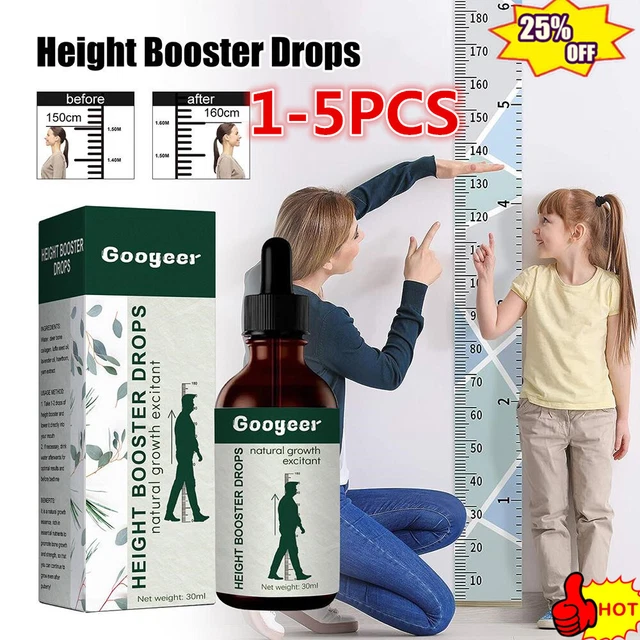 1/2/3/4/5PCS HEIGHT BOOSTER Drops, Sci-Effect Height Growth Oil -50%OFF ...
