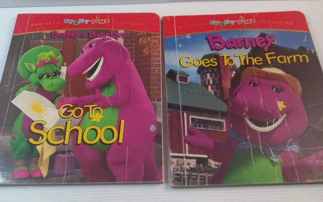 BARNEY AND FRIENDS funtastic story time collection book bundle of 2 ...