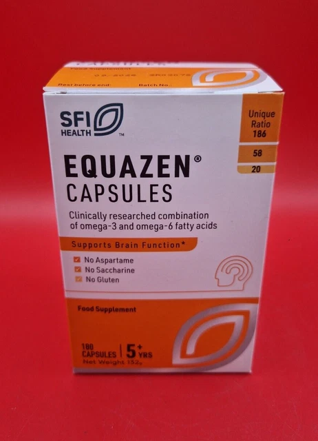 EQUAZEN FAMILY CAPSULES, Omega 3 & Omega 6 Supplement - 180 Capsules £ ...
