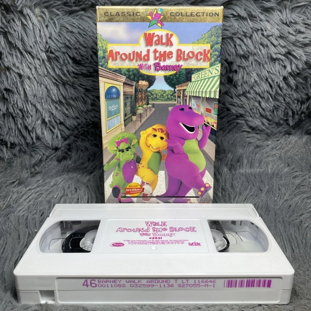 BARNEY - WALK Around the Block with Barney VHS 1999 Classic Collection ...