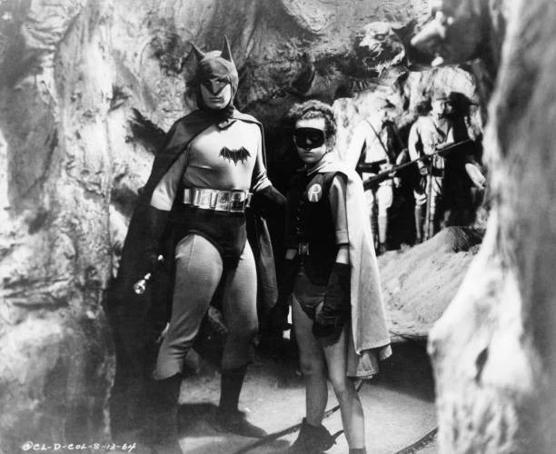 LEWIS WILSON BATMAN Douglas Croft Robin a scene film Batman 1943 Old ...
