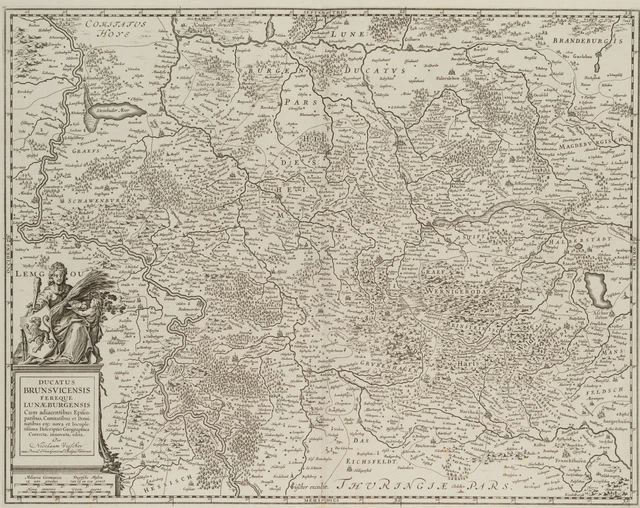 N. VISSCHER (1618-1709), Landkarte. Braunschweig-Lüneburg, um 1690, Kupferstich EUR 400,00 ...