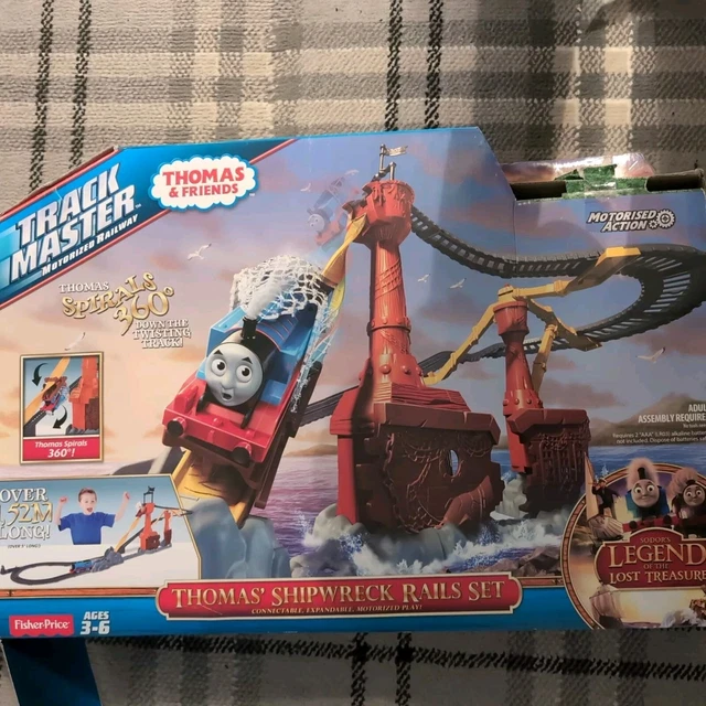 THOMAS & FRIENDS TrackMaster Shipwreck Rails Set Motorised Thomas ...