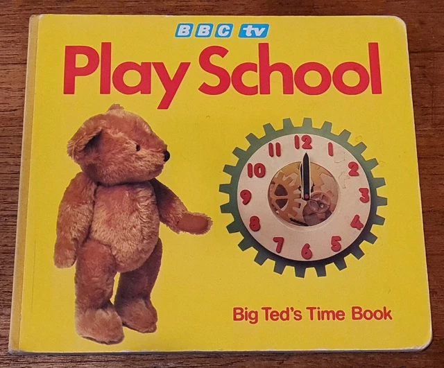 VINTAGE RETRO Collectors 1981 BBC TV Play School Big Ted Time Book ...