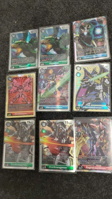 DIGIMON TCG CCG Series 1.5 BT1 BT2 BT3 Super Rare Cards NM Condition $4 ...