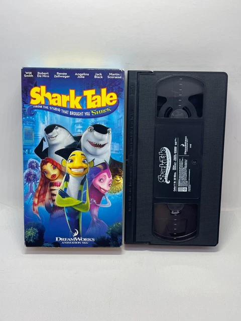 SHARK TALE - VHS 2005 - Black VHS Tape - Will Smith, De Niro, Jack ...
