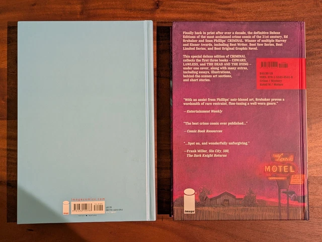 CRIMINAL DELUXE VOLUME 1 HC + Saga Deluxe Book 1 HC - Image Comics £44. ...