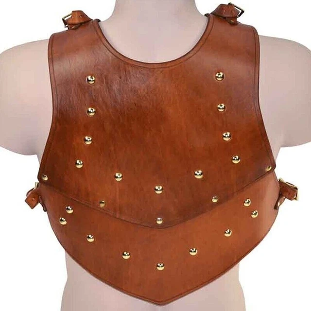 MEDIEVAL SPARTAN GLADIATOR Leather Cuirass Chest Body Armor EUR 195,48 - PicClick FR