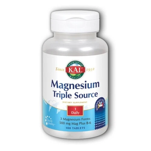 MAGNESIUM TRIPLE SOURCE 100 Tabs By Kal £21.28 - PicClick UK