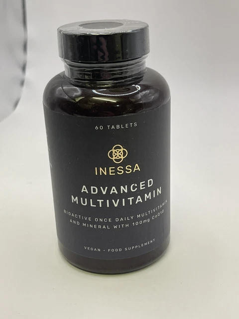 INESSA ADVANCED MULTIVITAMIN with CoQ10, Vitamin D3, K2, B Complex, One ...