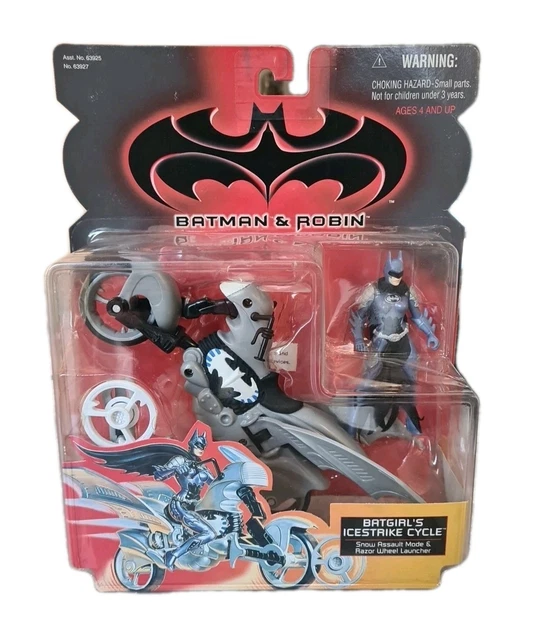 KENNER BATMAN & Robin Batgirl Ice Strike Cycle 1997 Sealed Action ...
