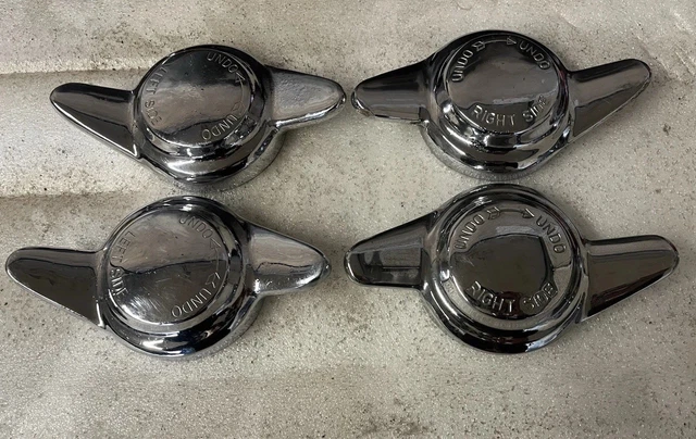 MGB MIDGET SPRITE Triumph Wire Wheel Spinner Hub Nuts, Left & Right ...