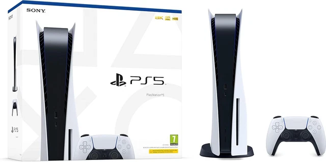 SONY PLAYSTATION (PS5) Console Disk Edition - 825GB - (NO BASE/STAND) £ ...