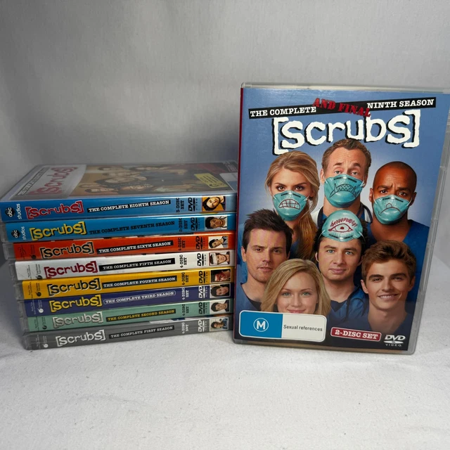 SCRUBS COMPLETE SERIES DVD Season 1-9 PAL Region 4 AU/NZ Free Postage ...