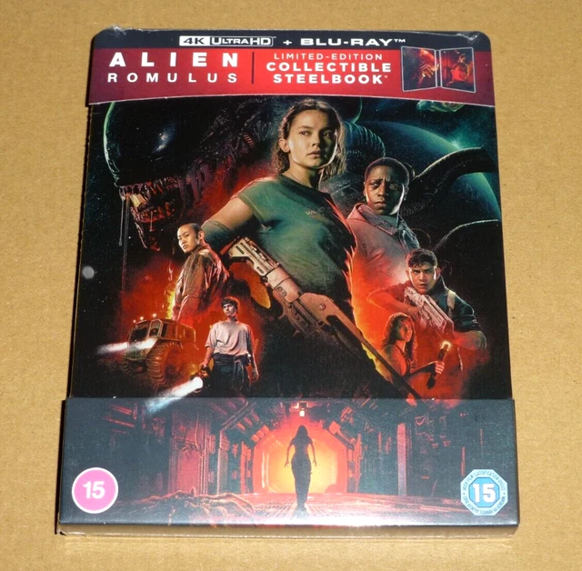 ALIEN ROMULUS : 4K Ultra UHD + Blu-ray UK STEELBOOK Limited Edition ...