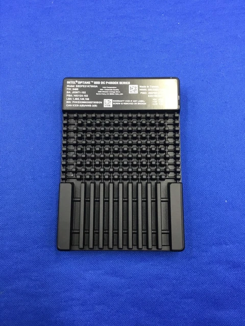 INTEL OPTANE P4800X Series 750GB NVME U.2 PCIe 3.0 2.5'' SSD ...