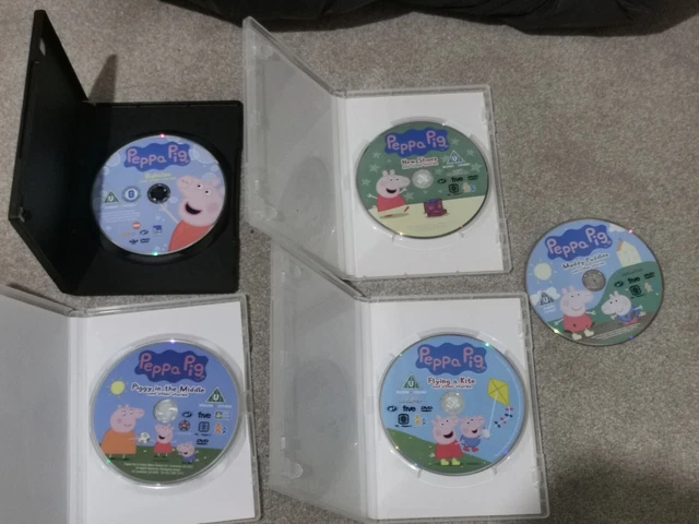 PEPPA PIG PRE-SCHOOL DVD Bundle Children's Various Tales - Job Lot ...